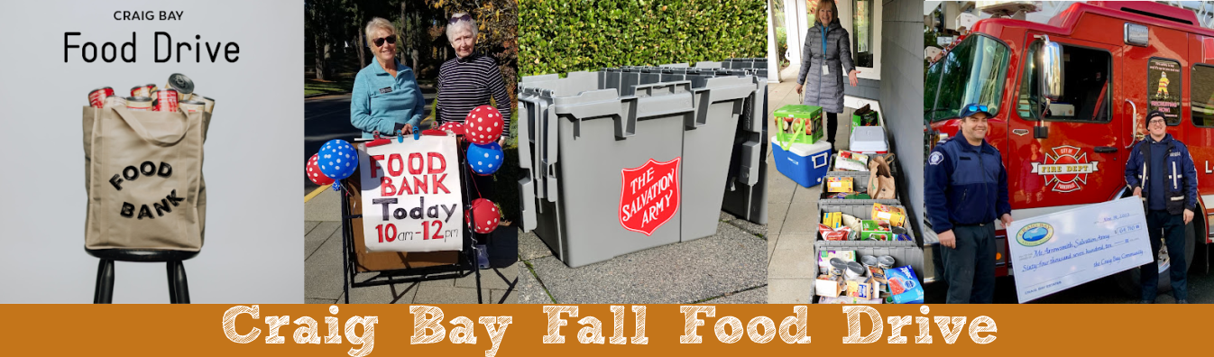 Fall Food Drive Update: Generosity – Craig Bay